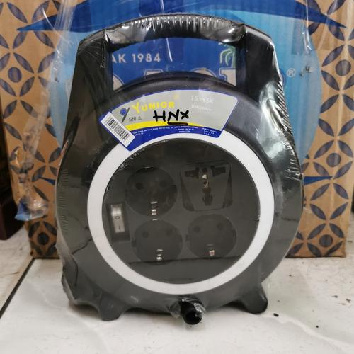 Jual KABEL ROLL YUNIOR 15 METER 15M SNI / KABEL ROL GULUNG PANJANG 15 ...