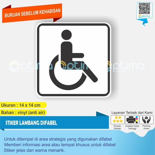 Jual STIKER LOGO DIFABEL - Kab. Klaten - Optima Media Edu | Tokopedia