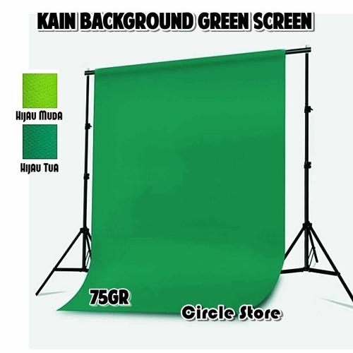 Jual Kain Background Green Screen / Chroma Key Screen / Spunbond Hijau ...
