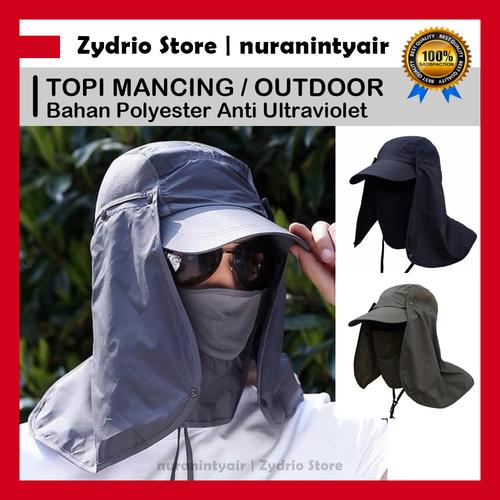 Jual Topi Mancing Anti UV - Topi Jepang - Topi Outdoor Camping Hunting ...