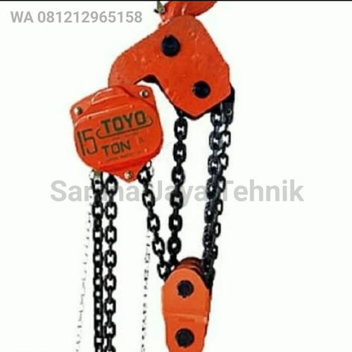 Jual Chain Block TOYO 15 Ton x 10 Meter - Jakarta Utara - Sarana Jaya ...