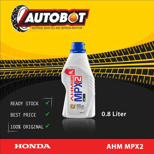 Jual Oli Mesin MPX2 SAE 10W-30 0.8L/ AHM Oil/ MPX-2 0.8L/ Oli Matic ...