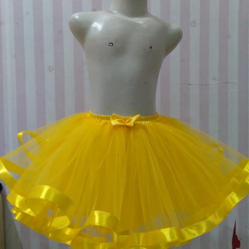 Jual Rok tutu anak 3lapis + pita panjang 35cm - Hitam, All Size - Kota ...