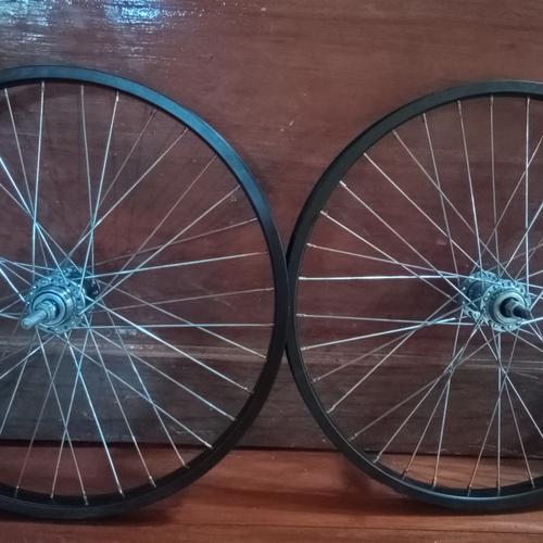 Jual velg sepeda 20 36h hitam hub freehub ulir - belakang - Kab. Kendal ...