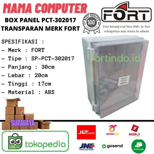 Jual Box Panel PCT-302017 Transparan 300X200X170 Plastik Enclousure ...