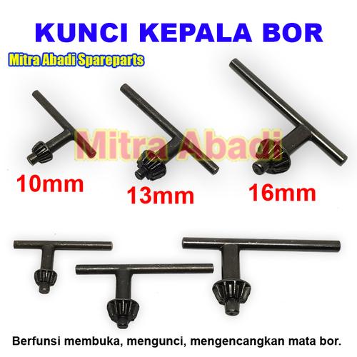 Jual Kunci Kepala Bor / Drill Chuck Keys - 16MM - Jakarta Barat - Mitra ...