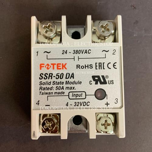 Jual FOTEK SSR-50-DA SSR 50 DA SSR50DA ORIGINAL TAIWAN - 1PC @230.000 ...