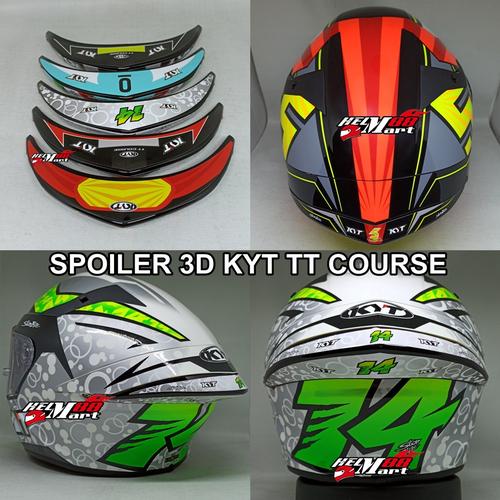 Jual Spoiler 3D KYT TT Course Spoiler Motif Helm KYT TTCOURSE - Kota ...