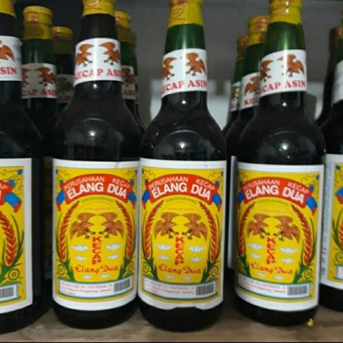 Jual KECAP ASIN CAP ELANG DUA SINGKAWANG 620mil - BOTOL PlASTIK ...