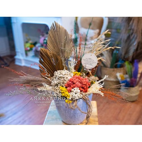 Jual Bunga Asli Kering Natural Rustic Palm Dry Flower Daun Palem Rustik ...