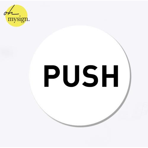 Jual Sign Push Acrylic | Signage Akrilik Push Dorong | Label Akrilik ...