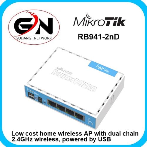 Jual MIKROTIK Router Wireless RB941-2nD (hAP-Lite) - Jakarta Pusat ...