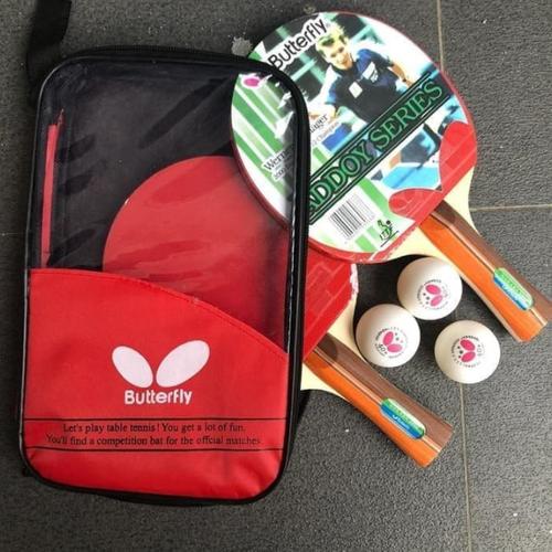 Jual BET / BAD / RAKET PINGPONG BUTTERFLY SET ISI 2 SET - Jakarta Barat ...