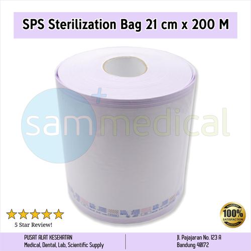 Promo SPS Sterilization Bag / Kantong Sterilisasi 21cm x 200m @roll ...