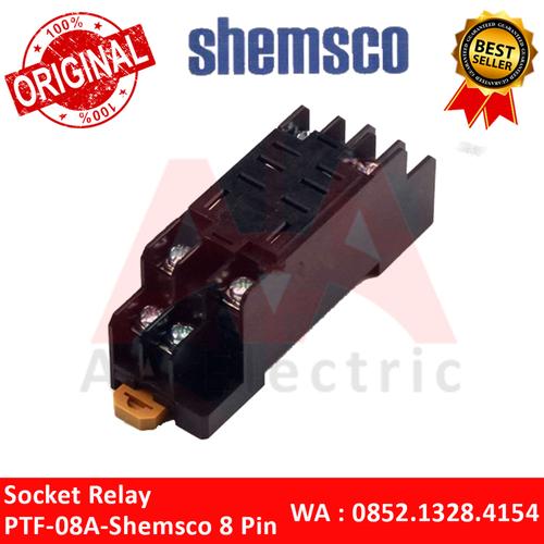 Jual Socket Relay / Soket Relay PTF-08A-Shemsco / PTF08AShemsco 8 Pin ...
