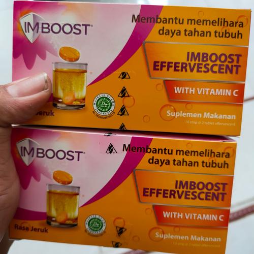 Jual Imboost Effervescent Strip 20 tablet Rasa jeruk - Jakarta Barat ...