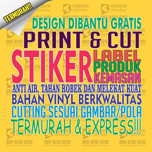 Jual Custom Stiker Produk, Stiker Kemasan, Stiker Label, Stiker Makanan ...