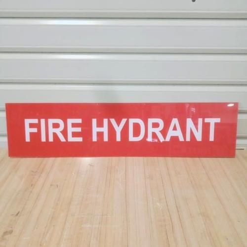 Jual AKRILIK FIRE HYDRANT UKURAN 12X50CM SIGN RAMBU - Jakarta Barat ...