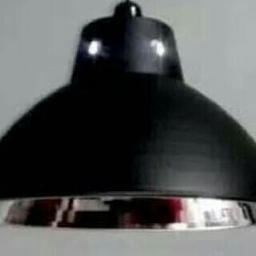 Jual Kap lampu gantung industri hitam stainless+fitting E27 40cm 16 inchi - Kota Tangerang ...