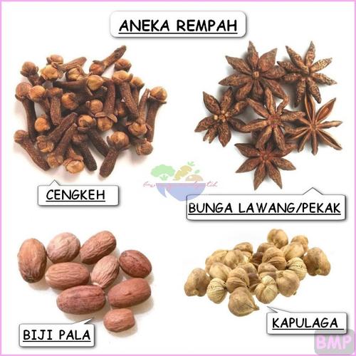 Jual KAPULAGA KAPOLAGA PUTIH BIJI PALA BUNGA LAWANG PK PEKAK CENGKEH ...