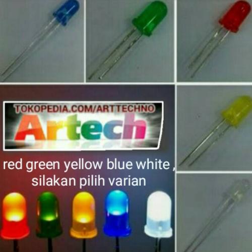 Jual LED 5MM TERANG MERAH KUNING HIJAU BIRU PUTIH - Kota Bogor - art ...