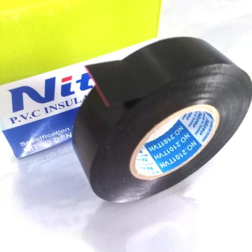 Jual NITTO ISOLASI LISTRIK 3/4 INCH 25 METER HITAM ISOLASI KABEL ...