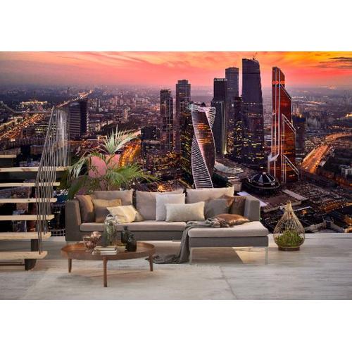 Jual Photowall Mural Dinding Wallpaper Mural Perkotaan Gedung 3D - Kota ...