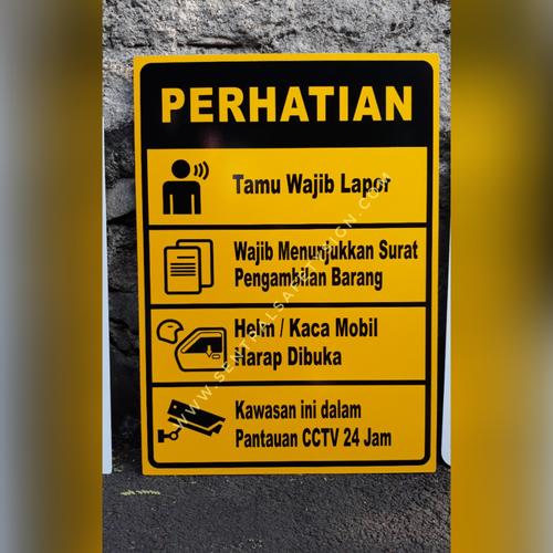 Jual Rambu Informasi Masuk Perumahan1 - Jakarta Barat - SENTRAL SAFETY ...