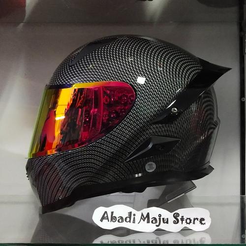 Jual Helm Snail FFS1 Carbon Glossy Spoiler 3D original - Kota Jambi ...