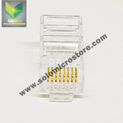 Jual Conector Konektor Ujung Kepala Rj45 RJ 45 Lan isi 2pcs - Kota ...