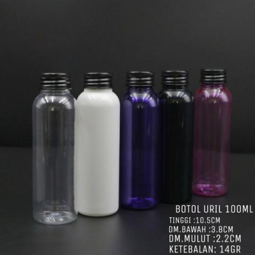 Jual BOTOL URIL ALUMIUM HITAM 100ML - Kota Bekasi - Gani Buana | Tokopedia