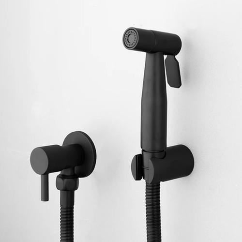 Jual Toilet jet shower closet set / Bidet closet hitam blackmatte ...