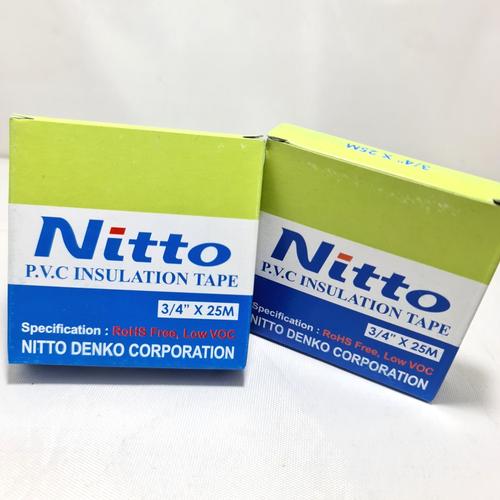 Jual Lakban Isolasi Listrik NITTO - Solasiban Listrik Hitam - Kota ...
