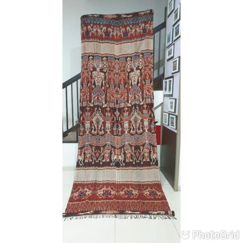Jual kain tenun sumba timur ntt motif mamuli dan tarian 25 - Kota ...