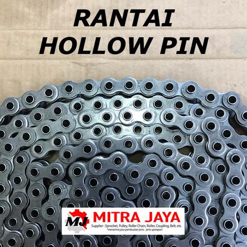 Jual RANTAI HOLLOWPIN RS 50 - 1 HP ROLLER CHAIN SINGLE HOLLOW PIN RANTE ...