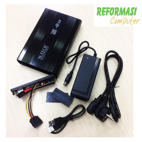 Jual Casing Hardisk External 3.5" SATA USB 2.0 HDD Case HDD Enclosure ...