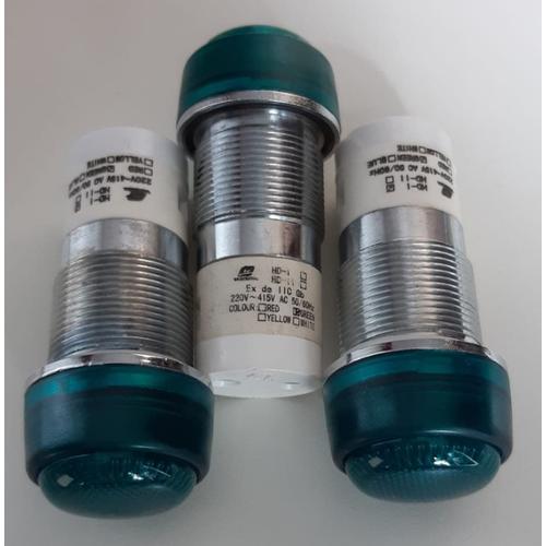 Jual PILOT LAMP INDICATOR LAMP EXPLOSION PROOF WAROM BZC HD GREEN ...