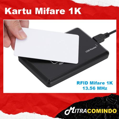 Jual Kartu RFID Mifare 1k Classic 13.56 MHz isi 200 Card per Box ...