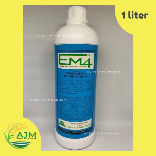 Jual EM4 Pengolahan Limbah dan Toilet 1 Liter Organik Cair - Kota ...
