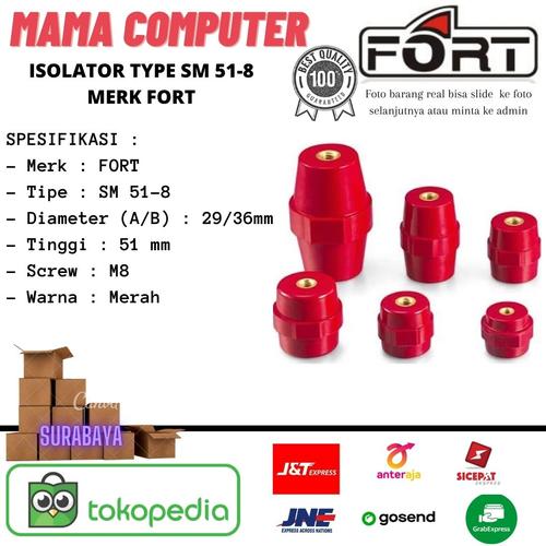 Jual Isolator Type SM 51-8 Color Merah Gaitor MERK FORT - Kota Surabaya ...