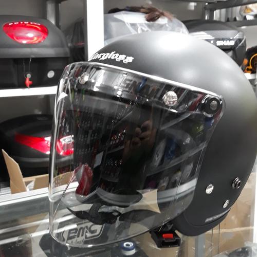 Jual VISOR KACA HELM RETRO SNAIL ORIGINAL FLAT DATAR - venom bening ...