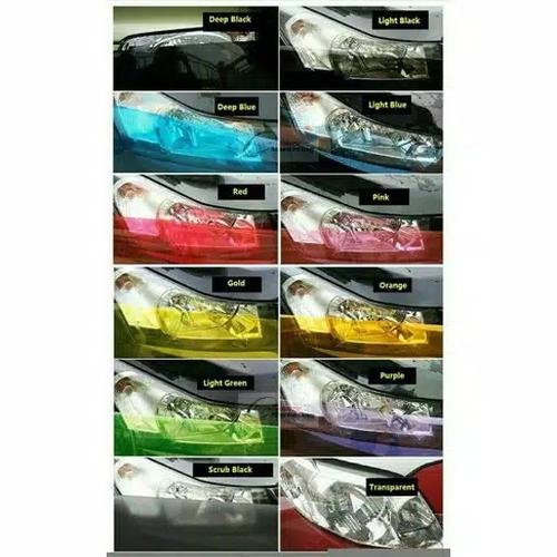 Jual Sticker Skotlet Lampu Smoke Hybrid Glosy Mobil Motor - Biru - Kota ...