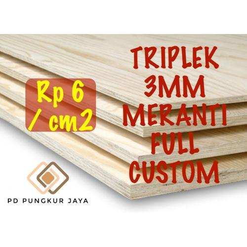 Jual TRIPLEK / MULTIPLEK 3MM MERANTI FULL UKURAN CUSTOM - Kab. Bandung ...