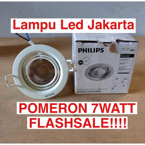 Jual PHILIPS RECESSED SPOT LED POMERON 7WATT. ORIGINAL - Jakarta Pusat ...