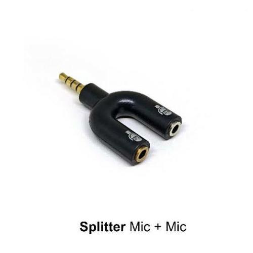 Jual SPLITER AUDIO 2 MIC SPLITTER DUA MICROPHONE DUAL AUX - Jakarta ...
