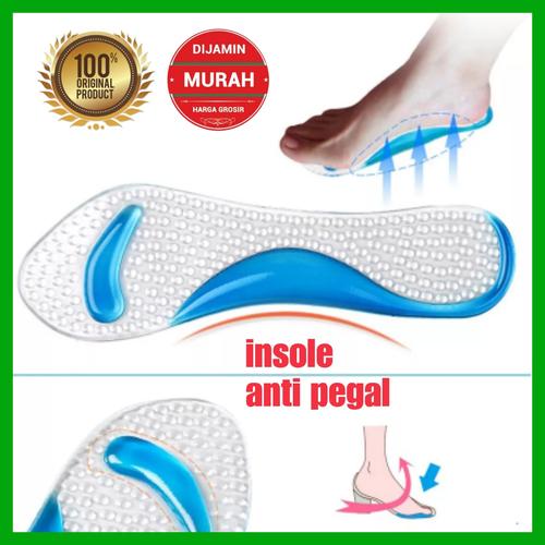 Promo INSOLE SEPATU INSOLE GEL SILICON INSOLE SEPATU MURAH SHOE PAD ...