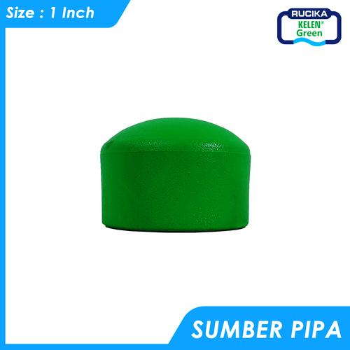Jual Dop PPR 1" 1 Inch 32mm 32 mm Cap 1" 1 32mm 32 mm Rucika Green ...