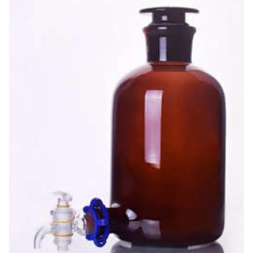 Jual Amber Specimen Bottle Glass Faucet / Botol Spesimen Keran Kaca ...
