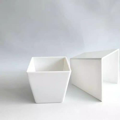 Jual VAS MELAMIN KOTAK pot bunga kotak pot kotak putih / pot bunga ...