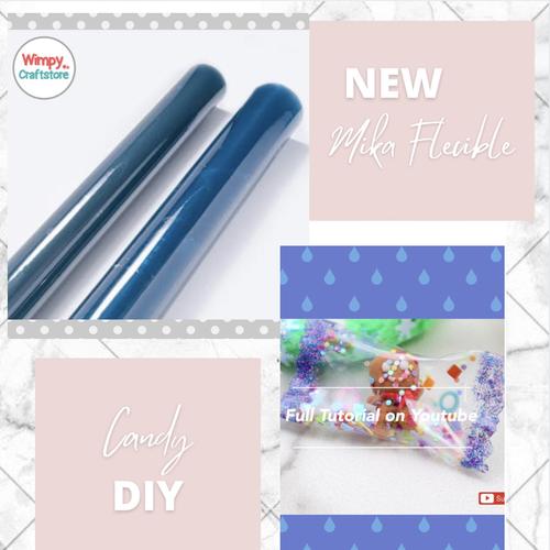 Jual Mika Flexible Mica Elastis Candy Clay Resin Plastik Mika Kerajinan ...